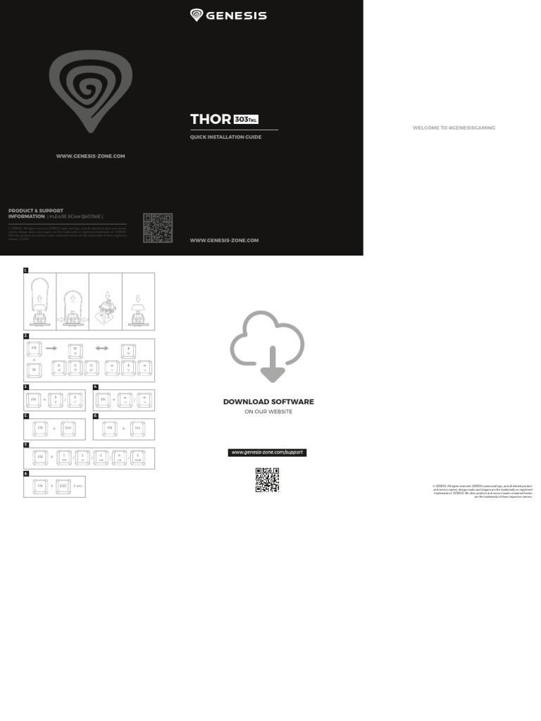 Thor 303 TKL User Manual WEB | PDF | Office Equipment | Computing