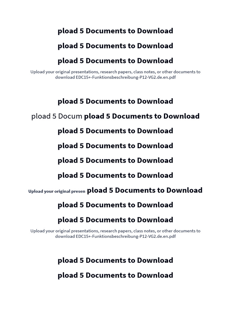 Upload and Download Documents Guide | PDF | Data Transmission ...