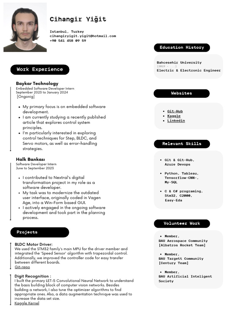Cihangir Yigit Resume-7 | PDF | Software | Computer Vision Cihangir Yigit Resume-7 | PDF | Software | Computer Vision