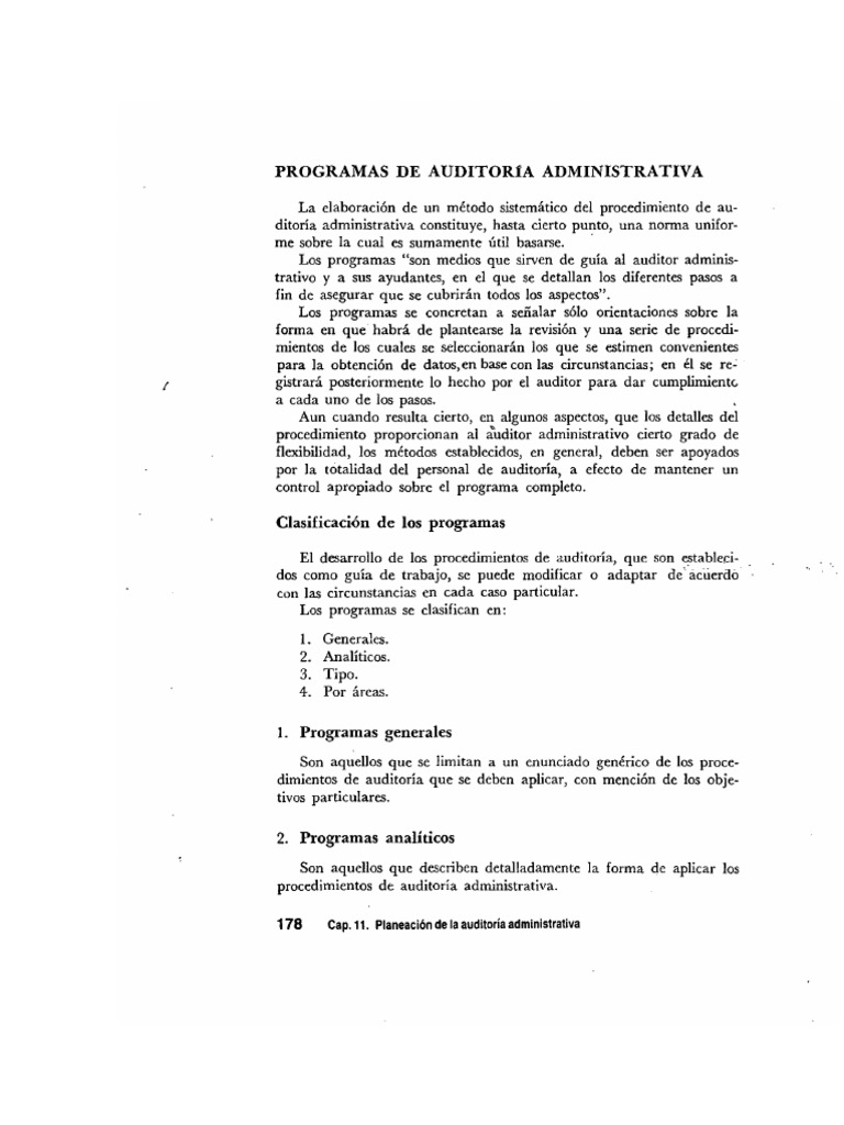 Programa de Auditoria | PDF