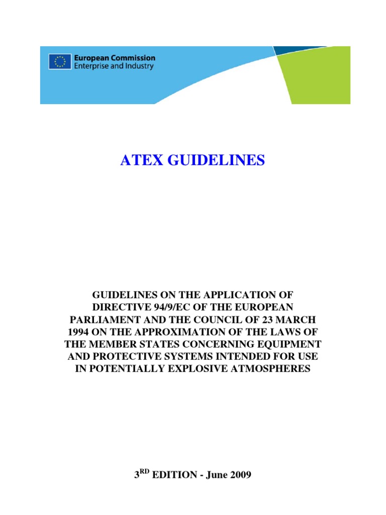 ATEX Guidelines June2009 | PDF
