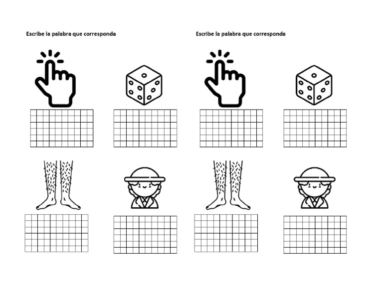 Escribe Palabras Con D | PDF