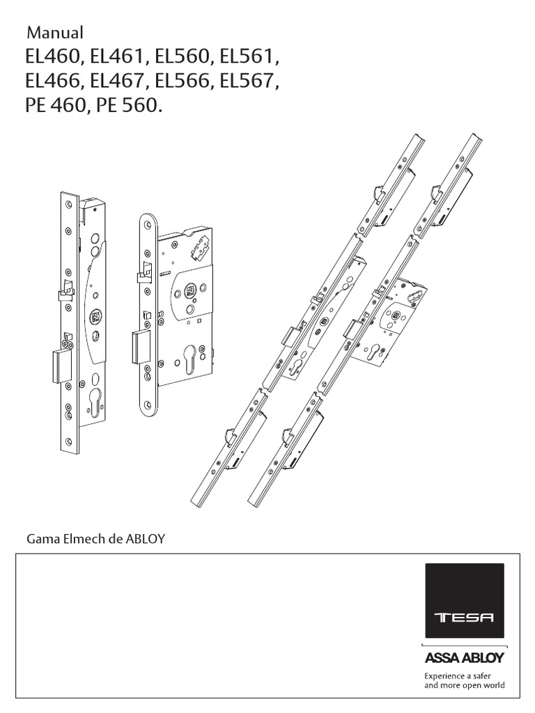 ABLOY EL460 Instrucciones de Instalación 1 | PDF | Diseño gráfico | Visión