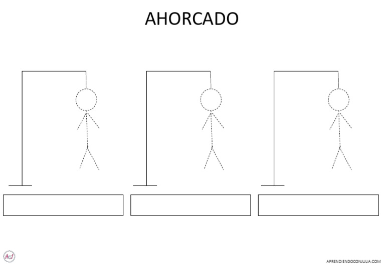 Ahorcado para Imprimir | PDF