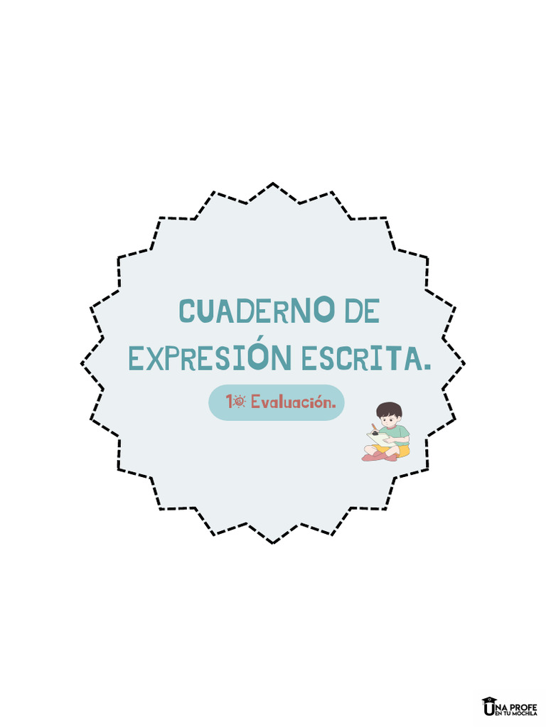 Soy Escritor 1 Evaluación | PDF