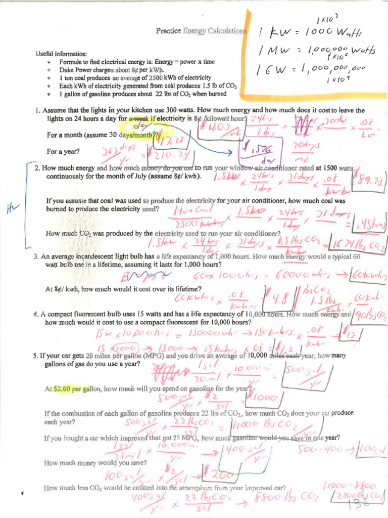 Energy Primer Key2 | PDF