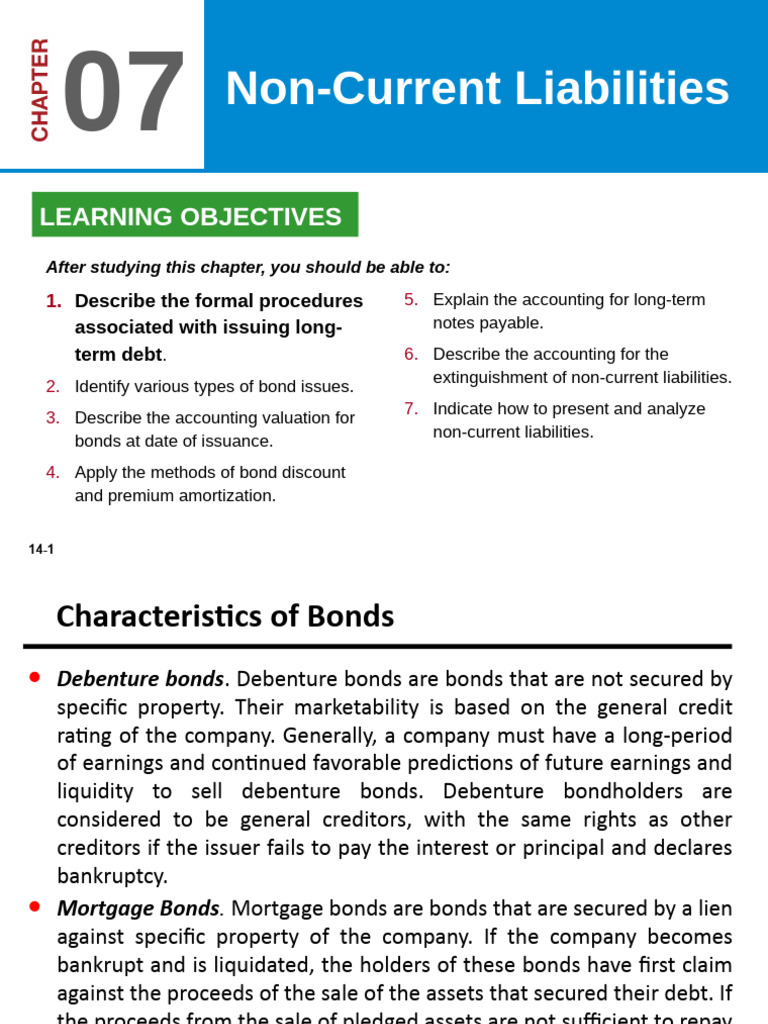 Non-Current Liabilities | PDF | Bonds (Finance) | Discounting