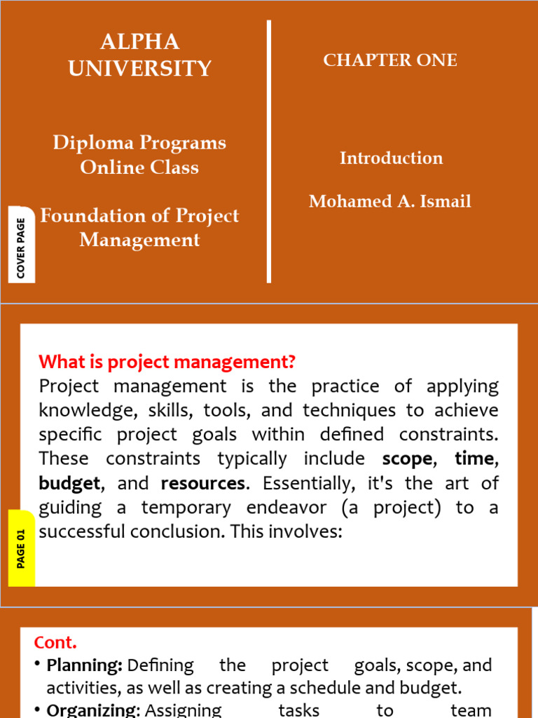 Project Management Essentials Guide | PDF | Project Management | Business