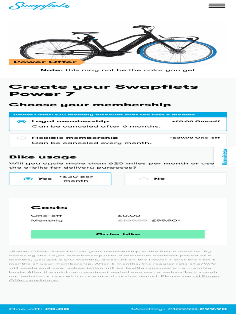 Subscribe For The Power 7 in London Swapfiets | PDF