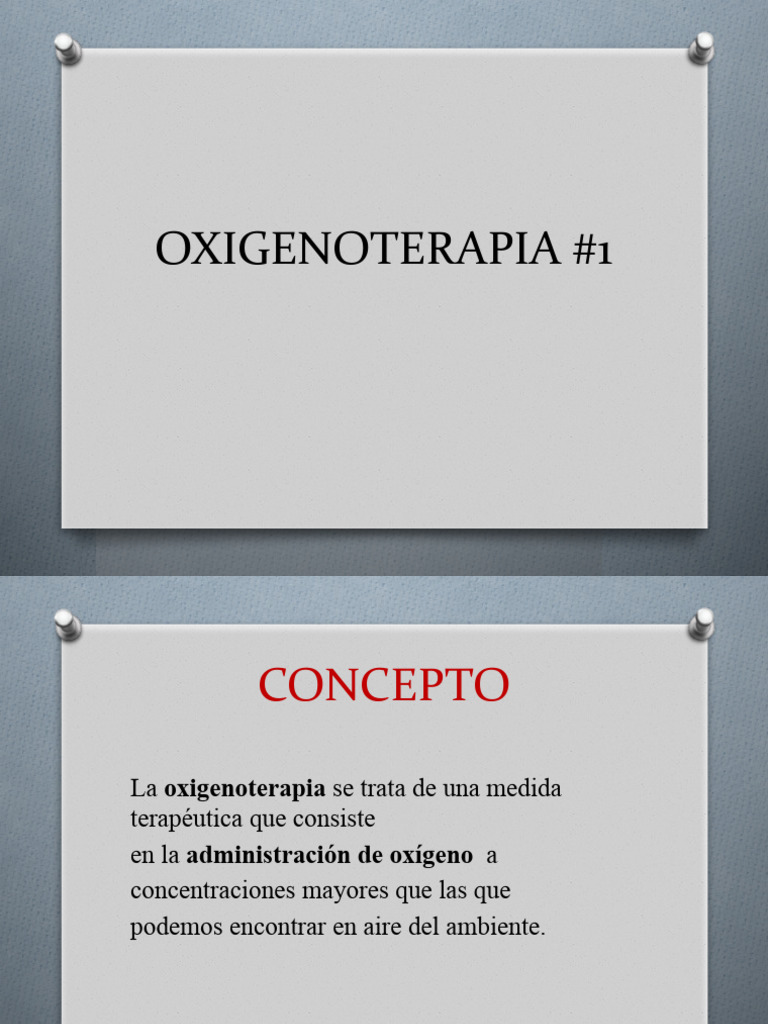 Módulo #04 Oxigenoterapia | PDF | Oxígeno | Medicina CLINICA