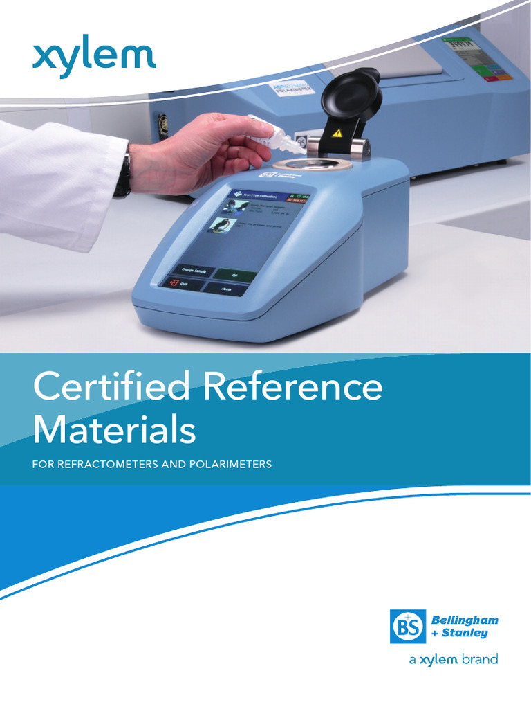 Bs Certified Reference Materials Brochure | PDF | Calibration ...