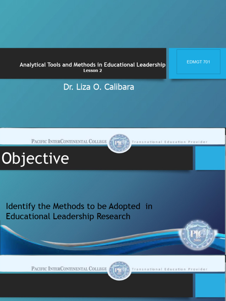 Analytical Tools Lesson 2 Phd Pdf Data Analysis Analysis Of Variance