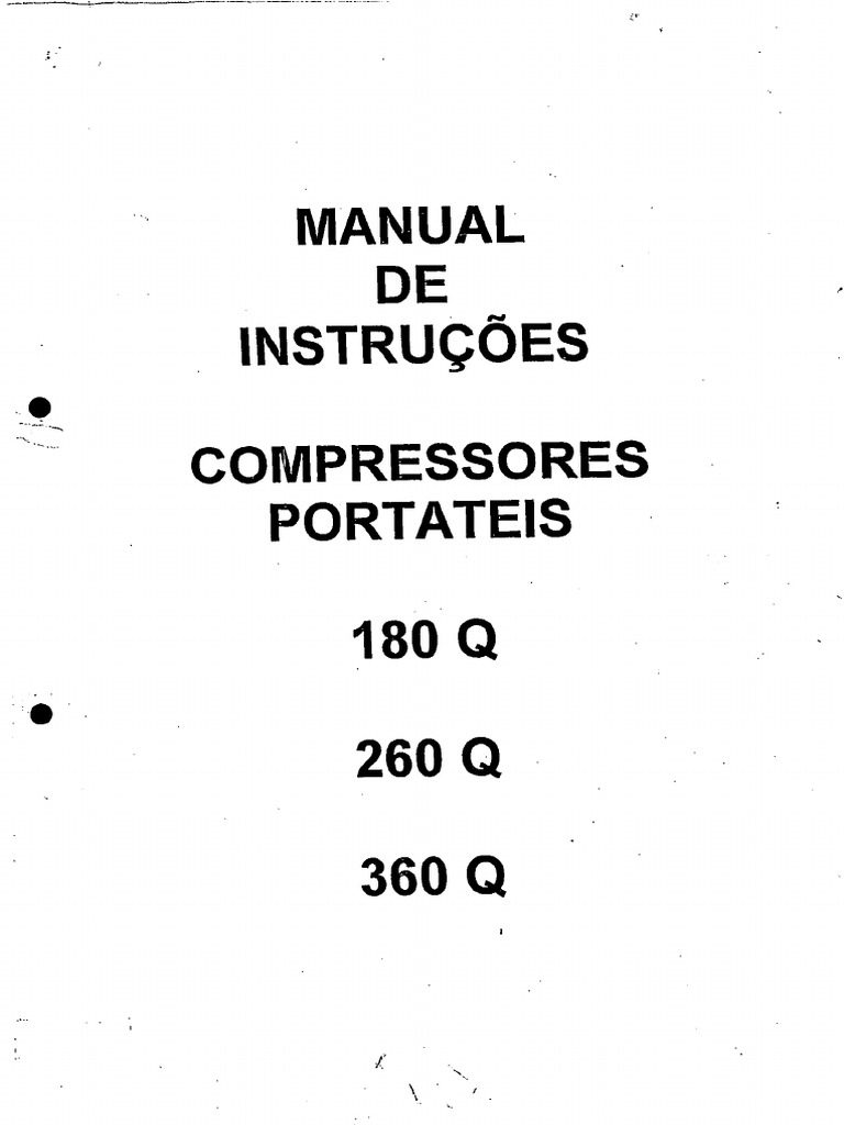 Manual - 180Q 260Q 360Q - NS 0001 | PDF
