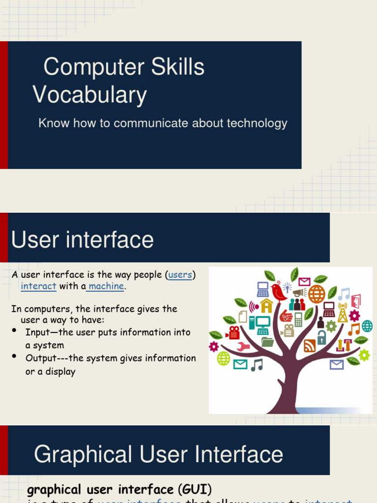 Computers Vocabulary | PDF | World Wide Web | Internet & Web
