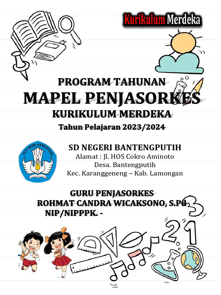 Prota Guru Mapel PJOK Kurikulum Merdeka | PDF