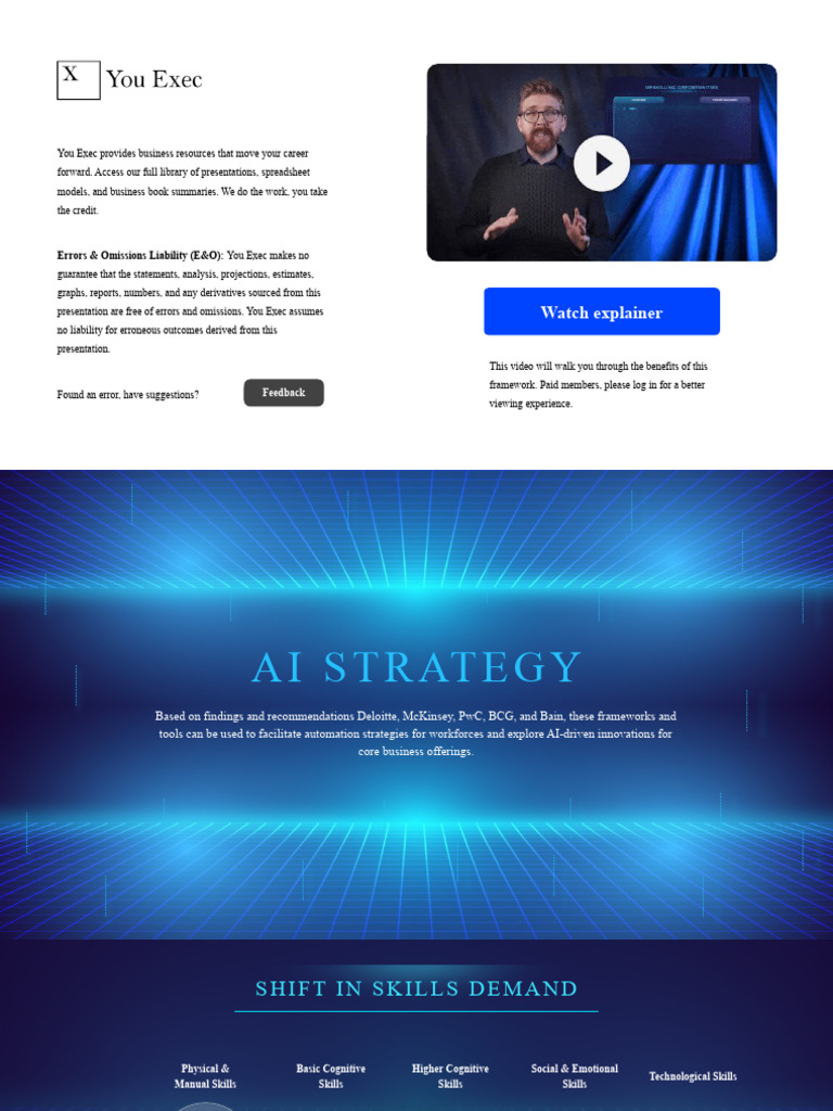 You Exec - AI Strategy Complete | PDF | Analytics | Automation