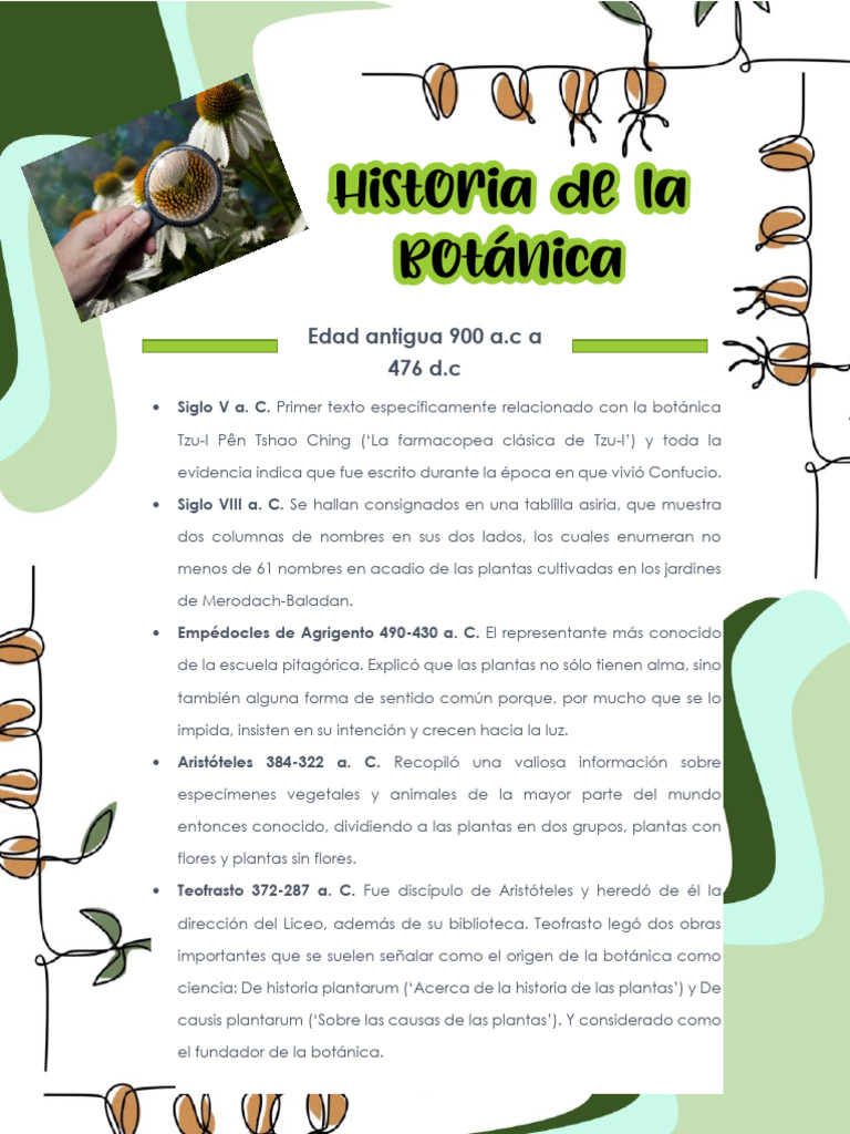 Historia Botanica | PDF | Botánica
