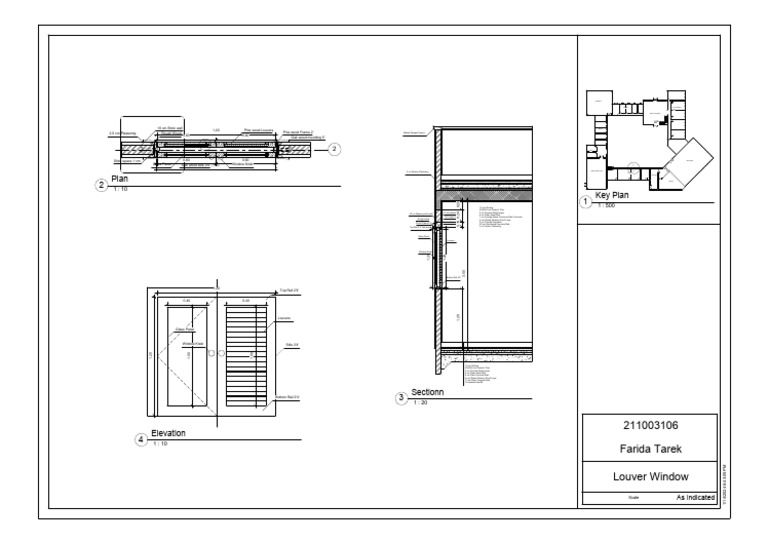 Louver Window | PDF | Concrete | Wall