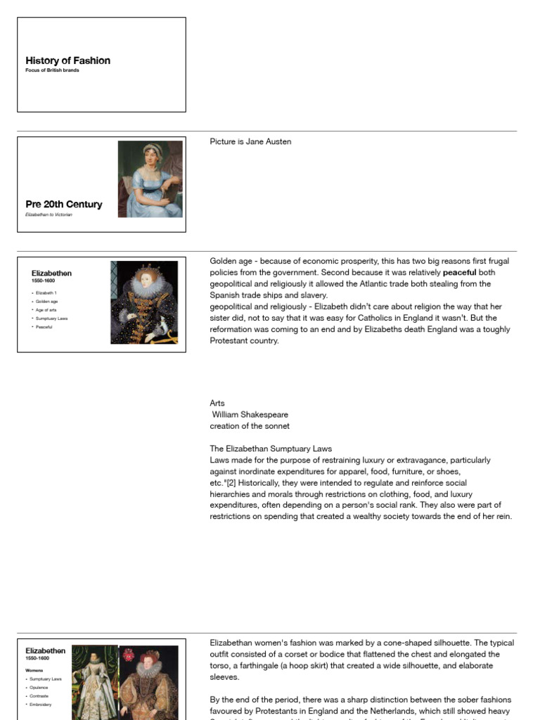 History - of - Fashion - Class - 1 - Notes - Compressed | PDF | Fashion ...