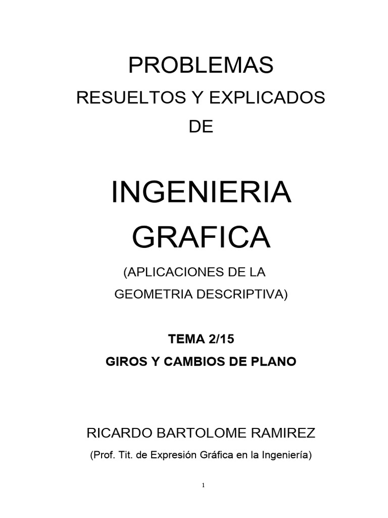 Ilide - Info Doc2 22 05 2011 Problemas Resueltos y Comentados de Ingenieria Grafica Tema 2 PR ...