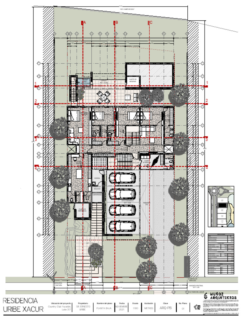 1.ARQUITECTÓNICO-R Uribe Xacur-ARQ-PB | PDF