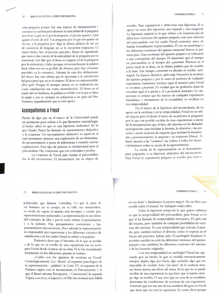 Sexualidad y Pulsión Freud | PDF | Libido | Psicoanálisis