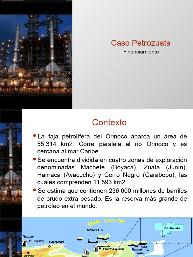 Caso Petrozuata Tarea 1 Estructuración Del Proyecto | PDF | Petróleo ...