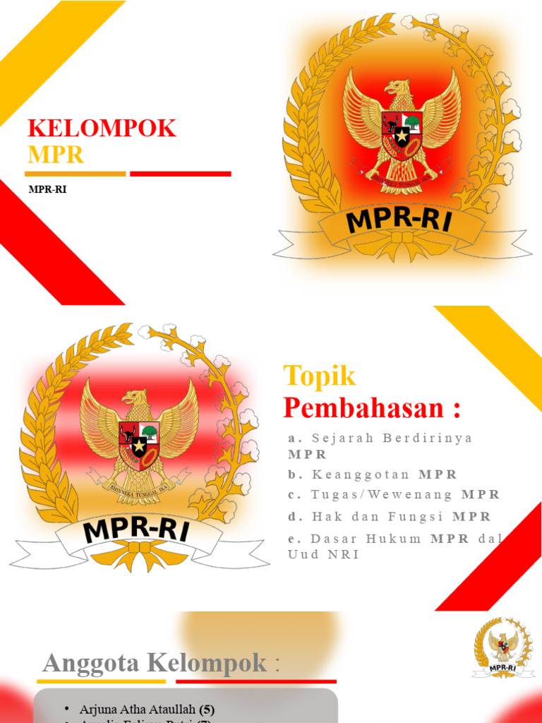 Kelompok: Mpr-Ri | PDF | Hukum