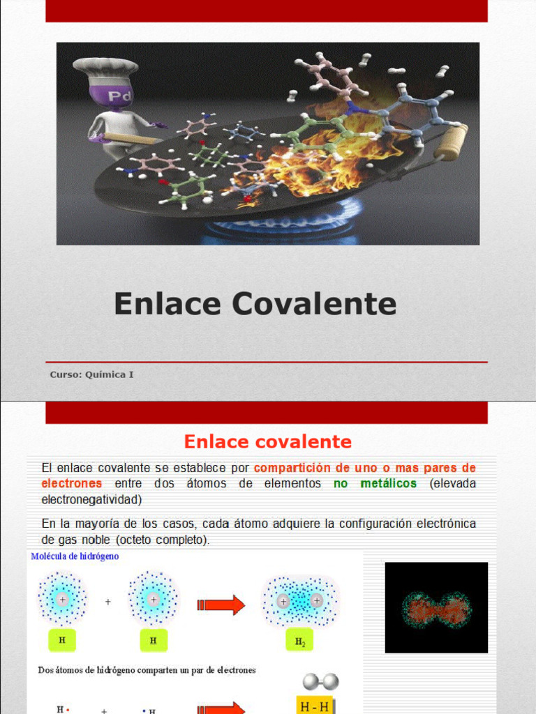 Tema 4B-Enlace Covalente | PDF | Enlace químico | Polaridad química