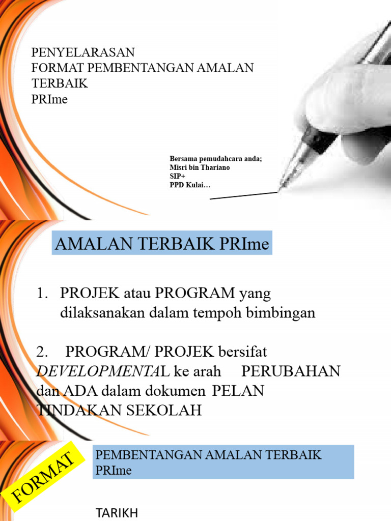 Pembentangan Amalan Baik Prime | PDF