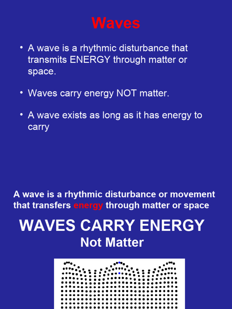 Waves | PDF | Waves | Wavelength