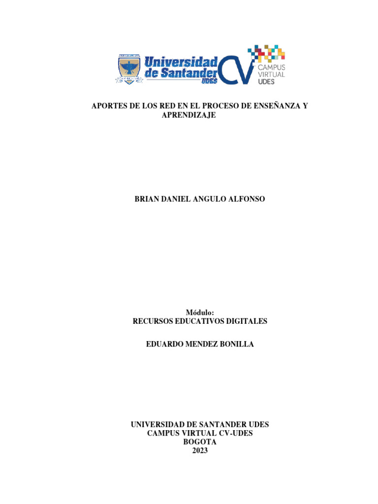 Brian Daniel Angulo Corte 1 | PDF | Aprendizaje | Enseñando