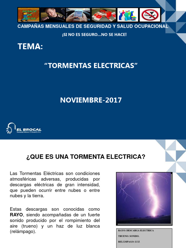 CAPACITACION en Tormentas Eléctricas | PDF | Relámpago | Tormentas