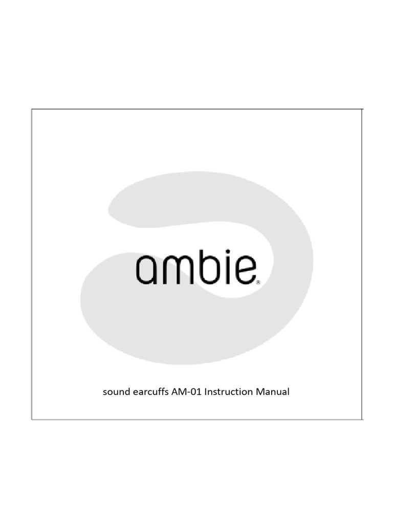 Ambie Manual Wired en | Download Free PDF | Microphone | Headphones