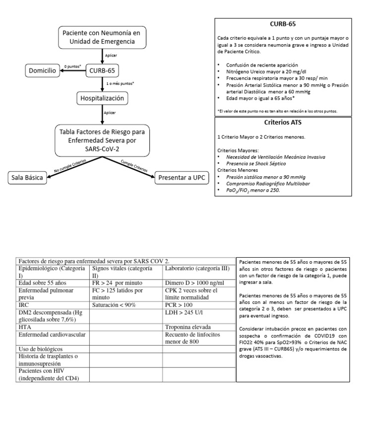 Protocolo Neumonias en Urgencia HSP | Descargar gratis PDF | Neumonía | Presión sanguínea
