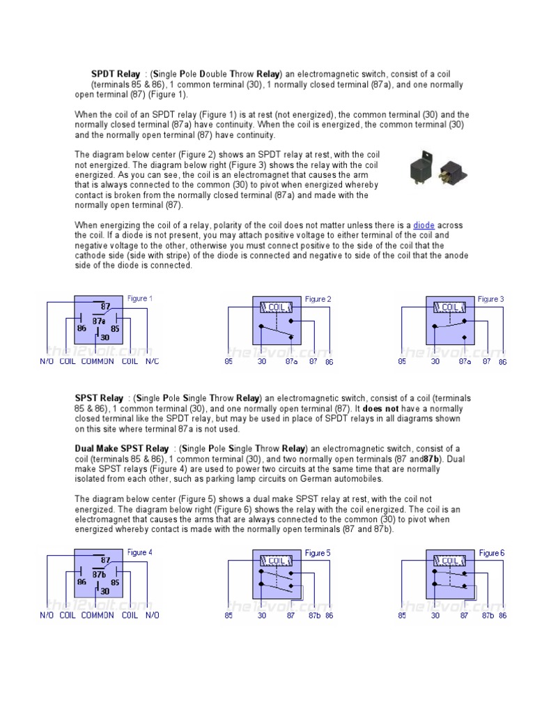 SPDT Relay | PDF | Relay | Switch