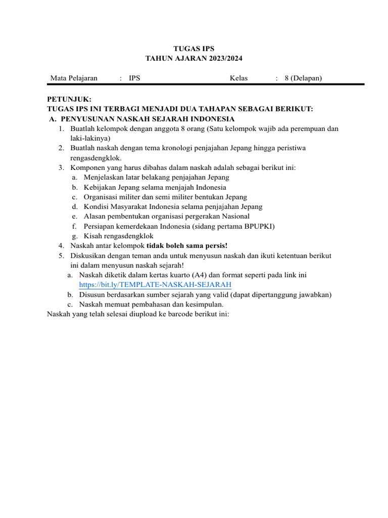 Pedoman Penilaian Penyusunan Naskah Ips-1 | PDF