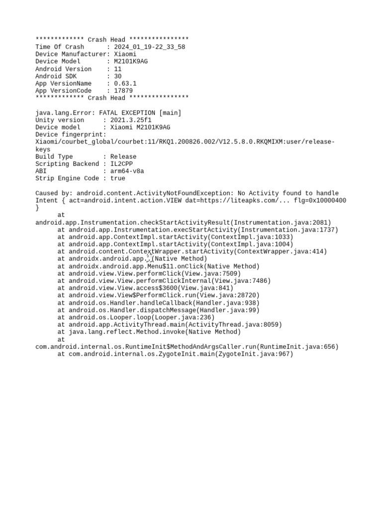 Mod Menu Crash 2024 01 19 22 33 58 Pdf Business Computers