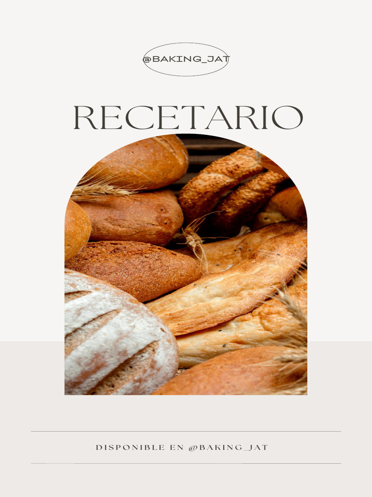 Recetario de Panaderia | Descargar gratis PDF | Panes | Levadura
