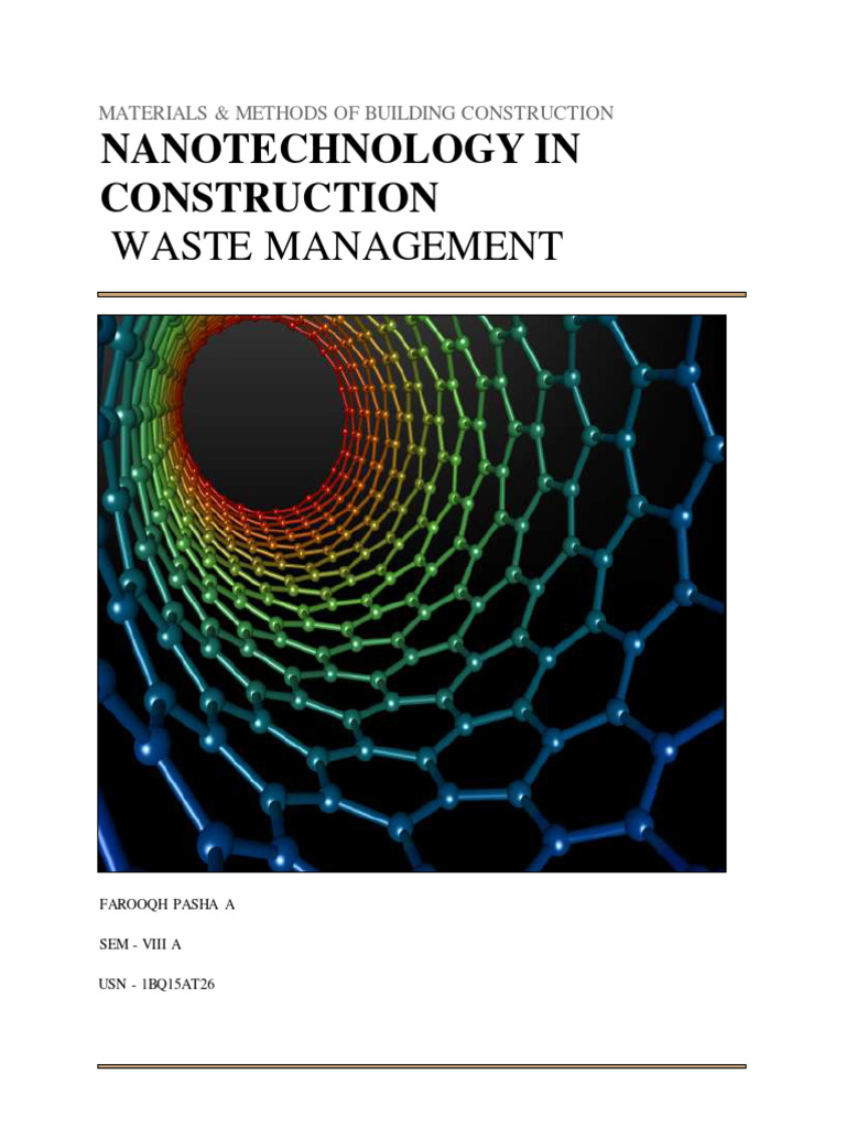 Nanotechnology in Construction Waste Management | PDF | Nanotechnology ...