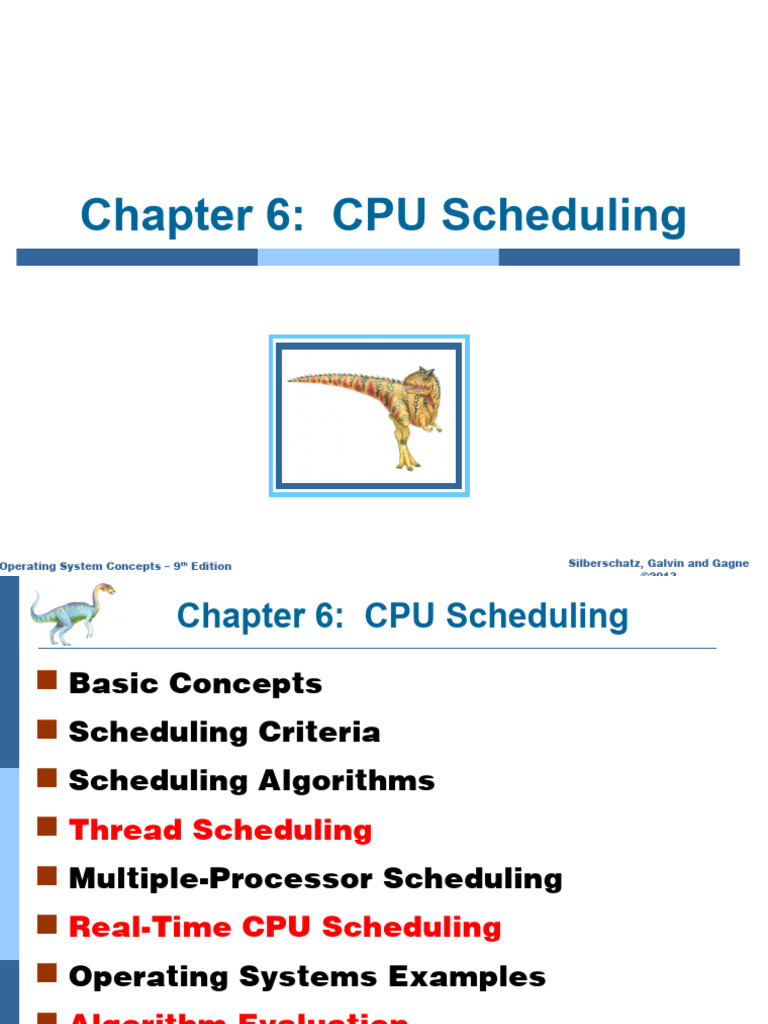 ch6 1 | PDF | Scheduling (Computing) | Thread (Computing)