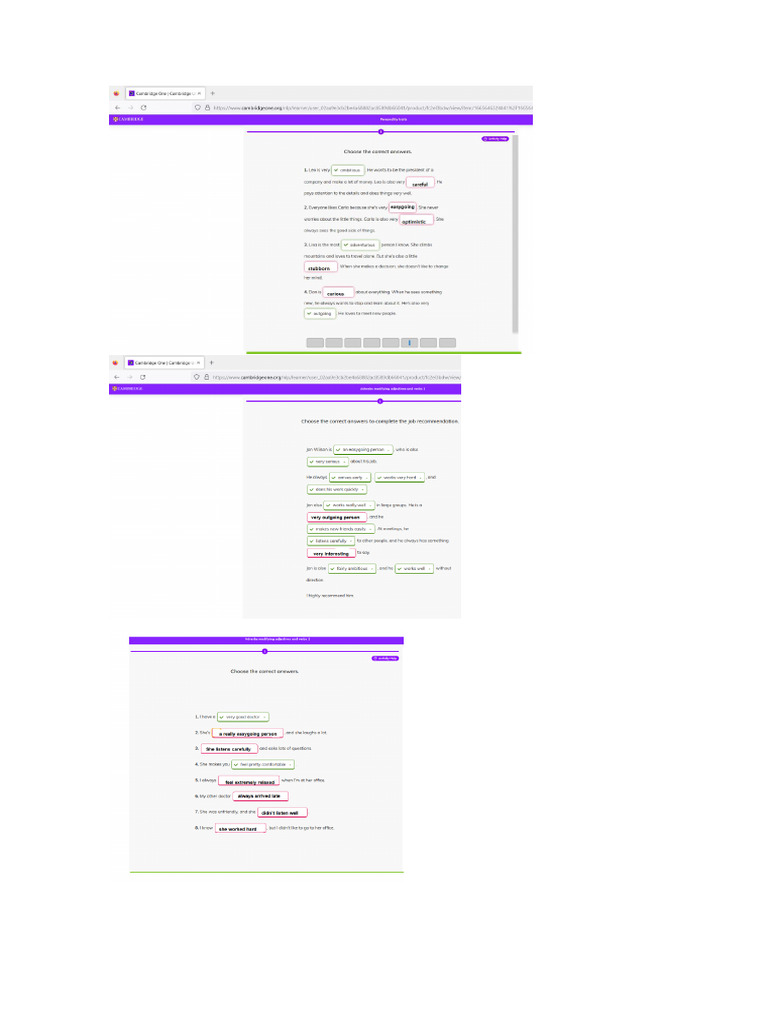 Camb - One. Unidad 7 y 8 | PDF