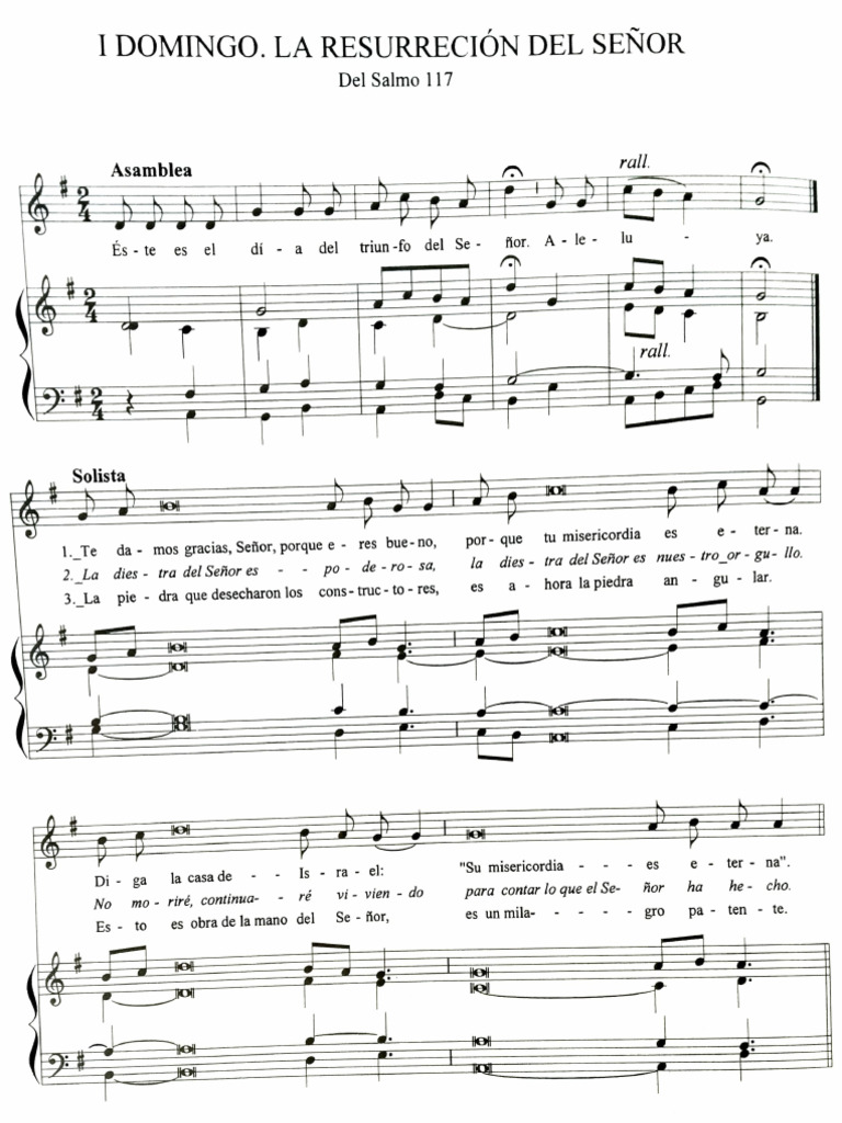 Salmos de La Pascua | PDF | Creencia religiosa y doctrina | Concepciones de dios