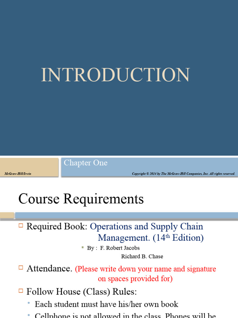 IPPTChap001 Introduction | PDF | Supply Chain | Lean Manufacturing