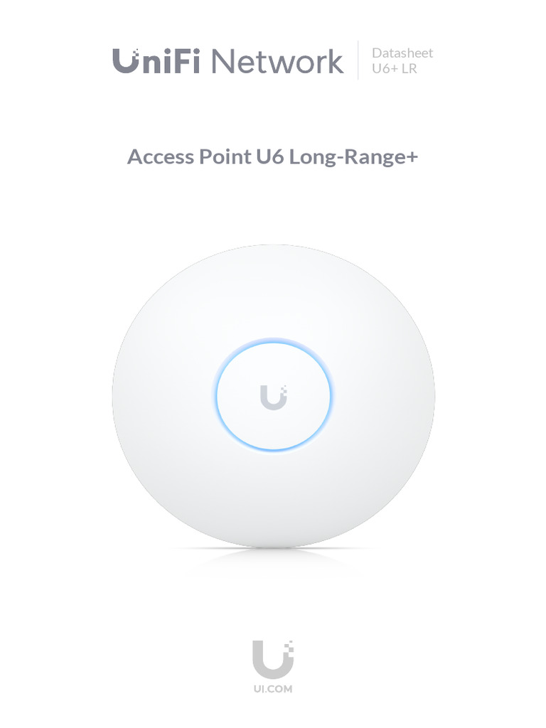 Ap U6 LR Datasheet | Download Free PDF | Wi Fi | Data Transmission