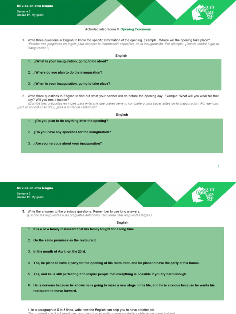 Actividad Integradora 6, Modulo 7. | PDF | Linguistics