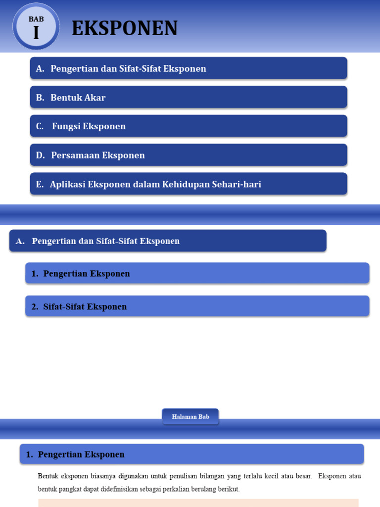 Materi Eksponen | PDF