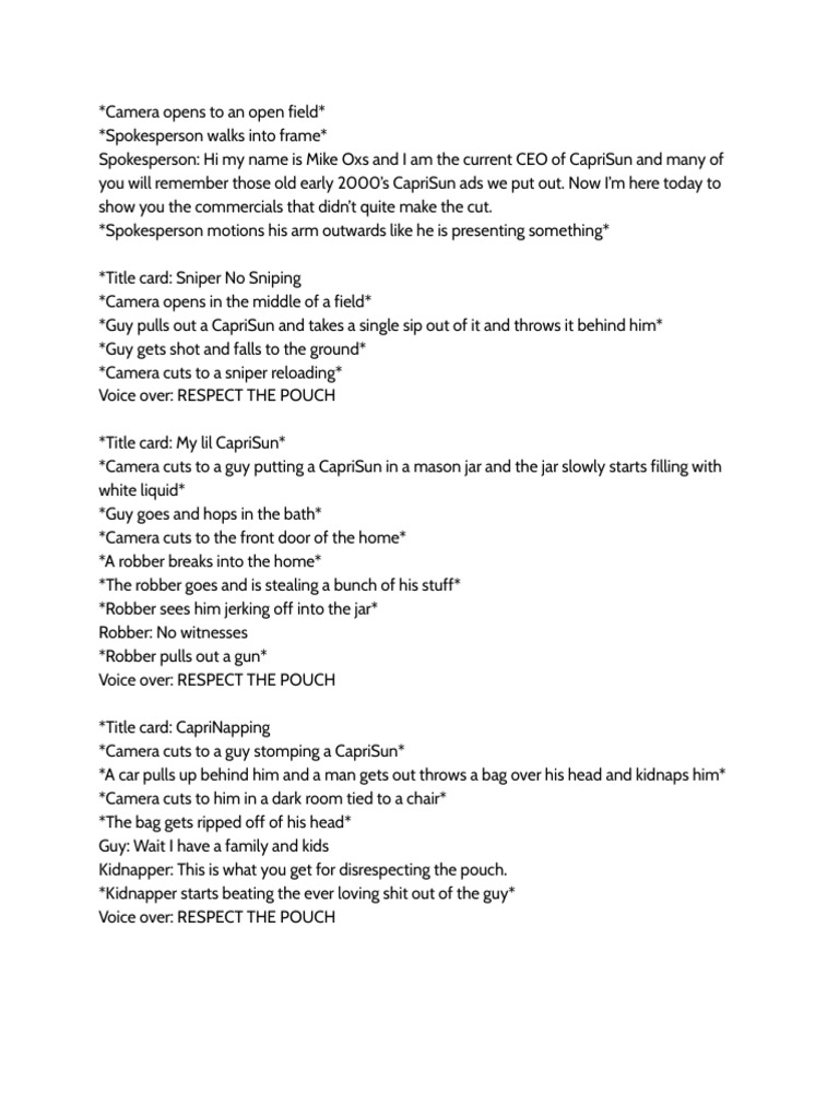 Respect The Pouch (Season 1) | PDF