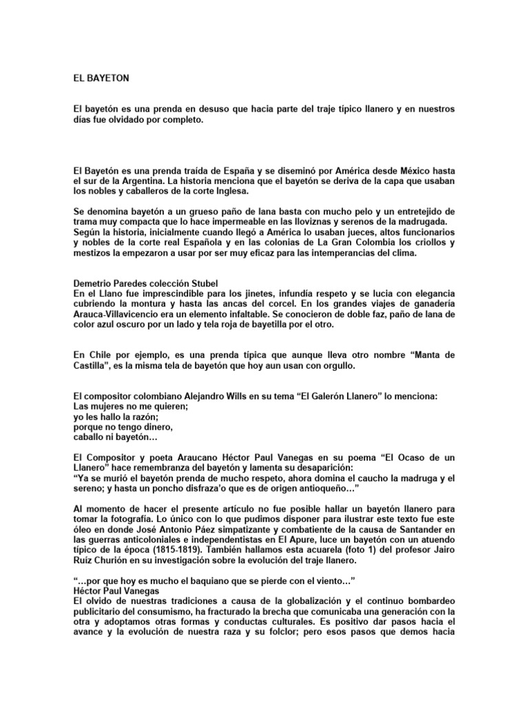 El Ocaso de Un Llanero | PDF