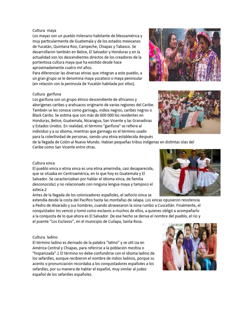 4 Pueblos de Guatemala | PDF | Pueblos mayas | Gente indígena